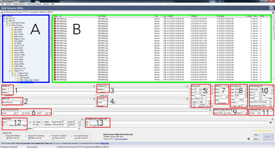 Bulk Rename Utility for Photo Organizing and File Management