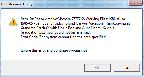 Bulk Rename Utility for Photo Organizing and File Management