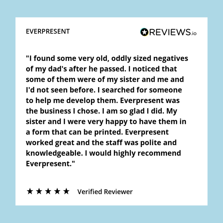 Negative Scanning Service: We Digitize Negatives | EverPresent