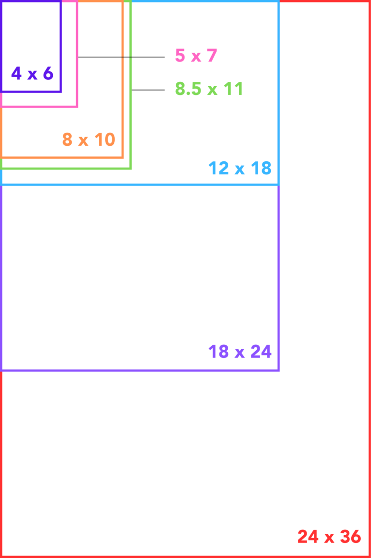 Standard Photo Sizes & Dimensions Explained | EverPresent