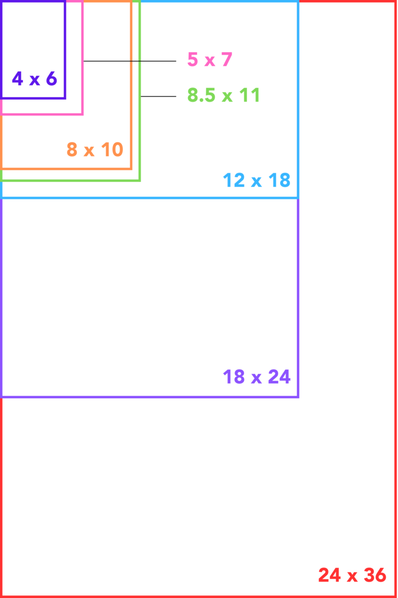 Standard Photo Sizes & Dimensions Explained | EverPresent