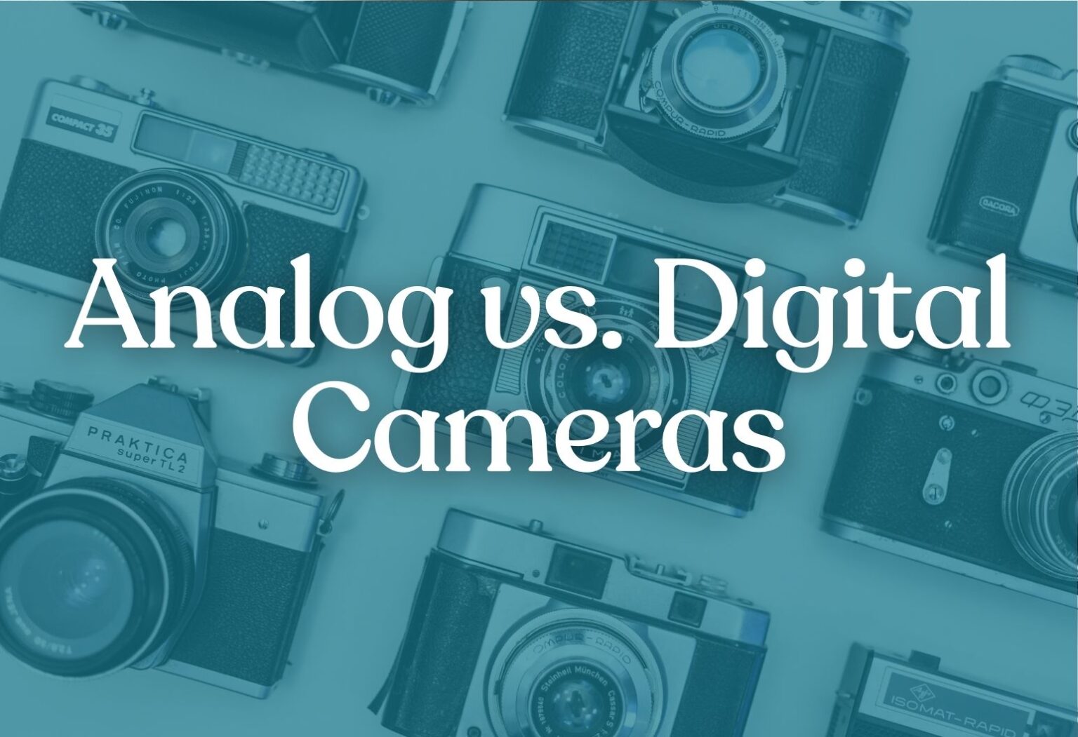 What's the difference between analog and digital cameras? | EverPresent